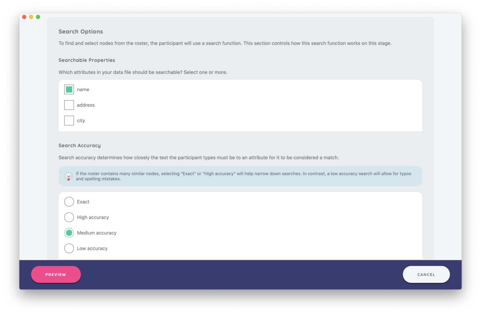 Large Roster Name Generator Network Canvas Documentation